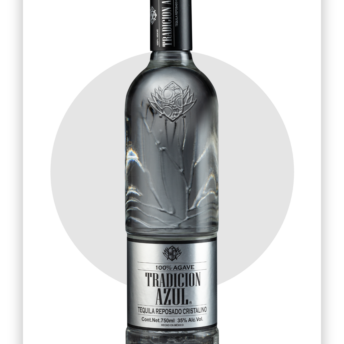 Tequila Tradición Azul Reposado Cristalino 750ml – Dragon Drinks Tienda ...
